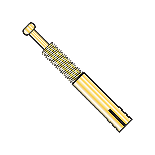 Expansion Pin, Zinc Yellow | Value Fasteners