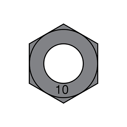 Class 10 Style 1 Steel Plain | Value Fasteners