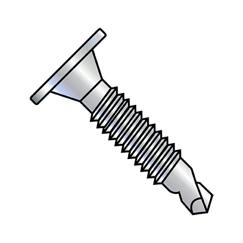 1/4-20 X 3 Phillips Wafer Head #3 Point Self Drill Screw Machine Screw ...