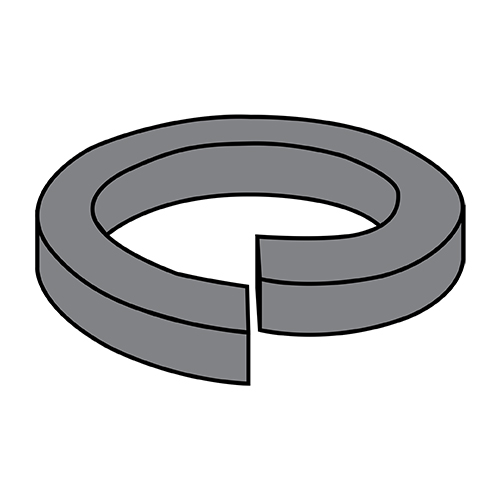 M6 Metric Din 7980 High Collar Split Lock Washer Thermal Black | Value ...