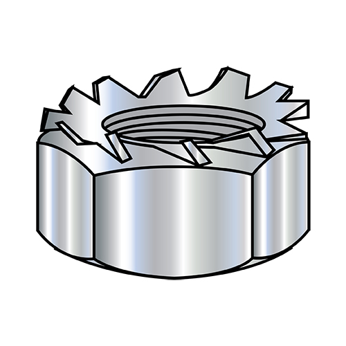 M10-1.5 Metric Class 8 K Lock Nut Zinc