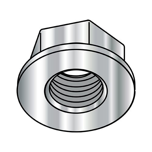 10-32 Non-Serrated Flange Hex Nut 18-8 Stainless Steel