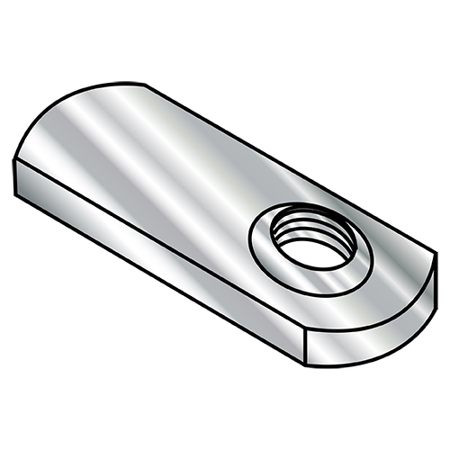 14-28 Weld Nuts With .812 Tab Base offset hole 18-8 Stainless | Value ...