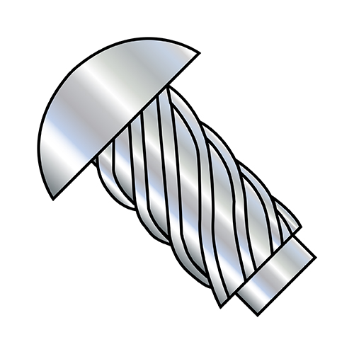 6X5/16 Round Head Type U Drive Screw Zinc And Bake